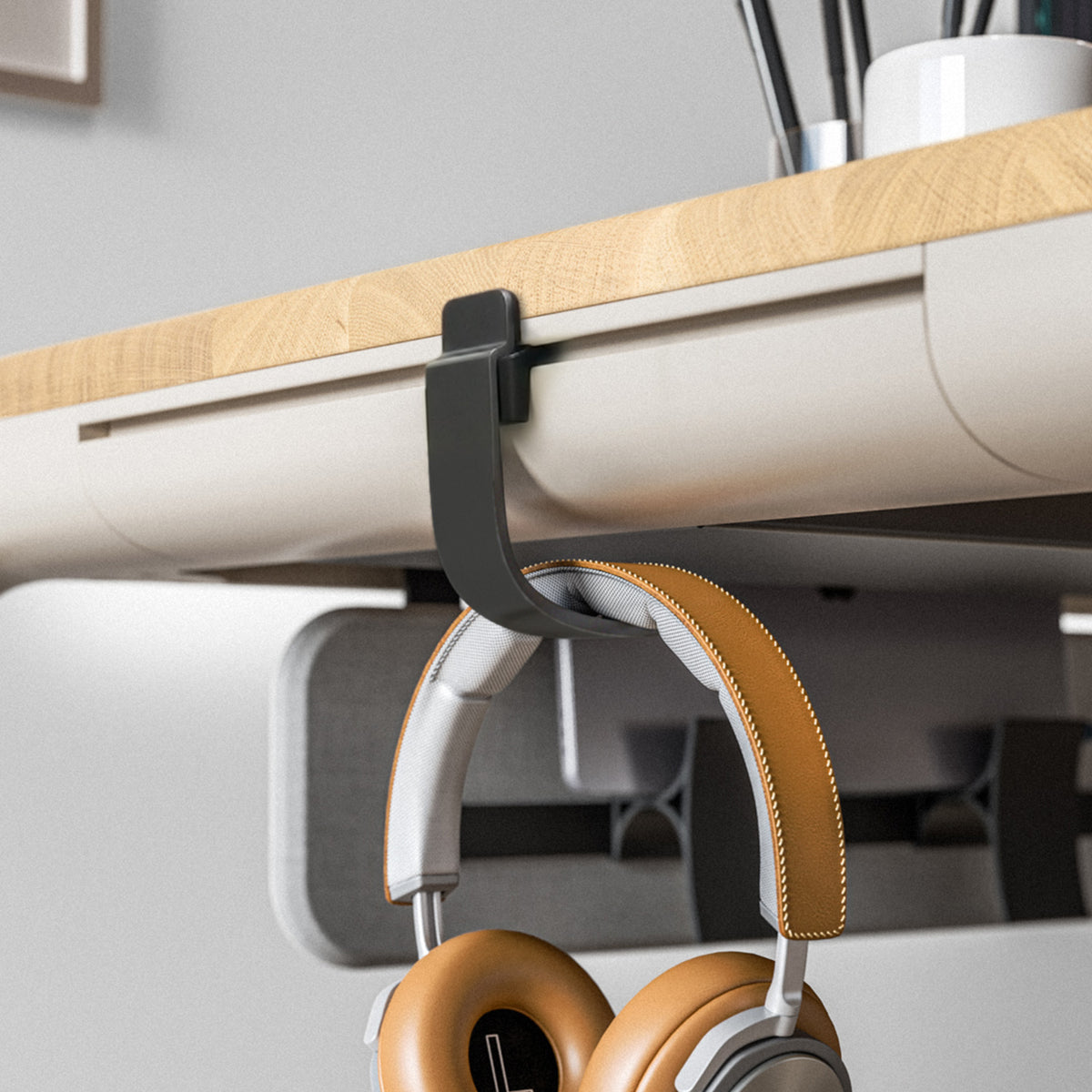 Lode - Desk Hook | Desk Side Rail Hanging Hook | Beflo
