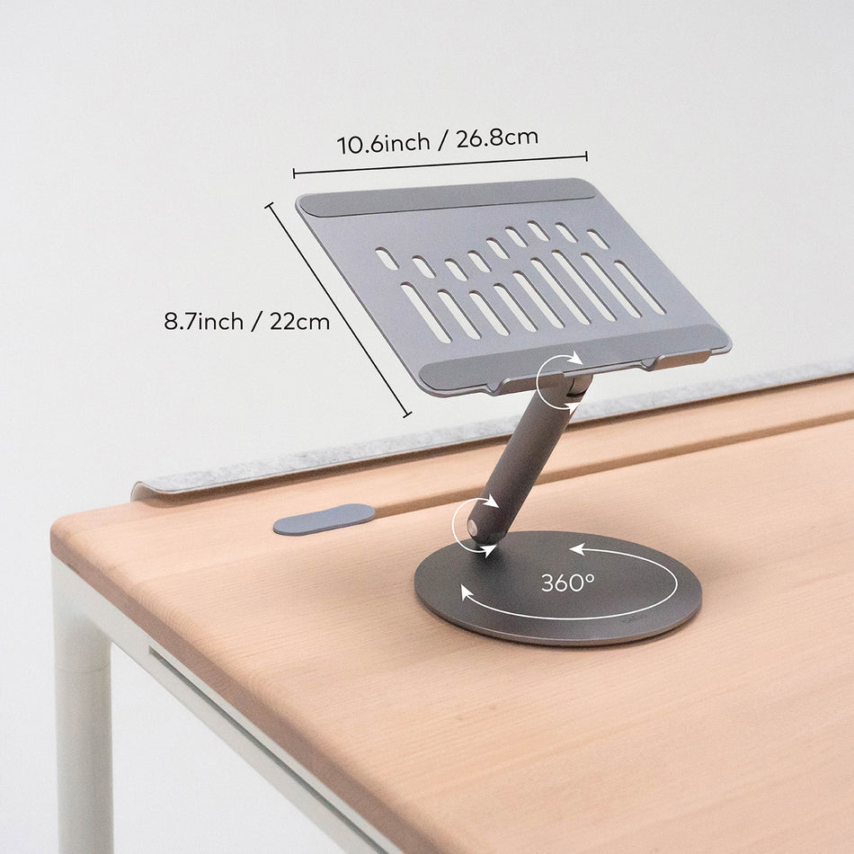 Slant - Angled Laptop Stand for Desk (Foldable) | Beflo
