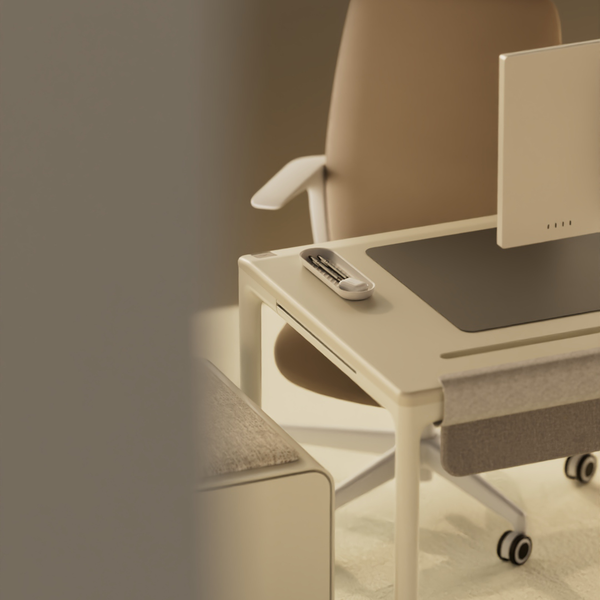 Gobi Desk Tray – Minimalist Stackable Desk Organizer by beflo