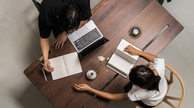 Slant - Angled Laptop Stand for Desk (Foldable) | Beflo – beflo